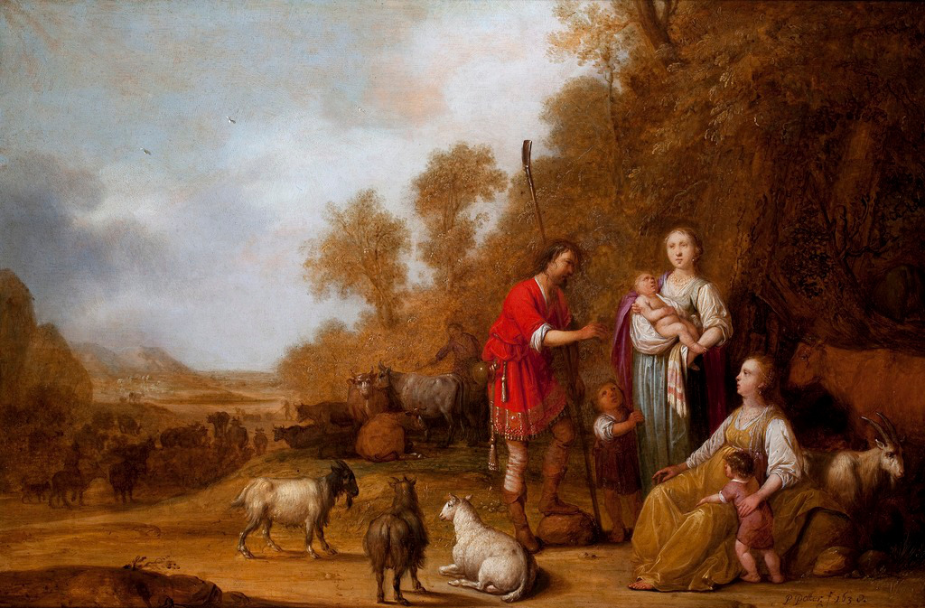 The Bible In Paintings: JACOB FLEES FROM LABAN