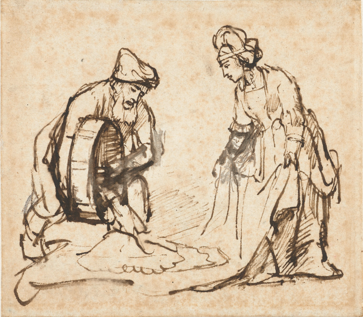 The Bible In Paintings: RUTH PROPOSES, BOAZ ACCEPTS!